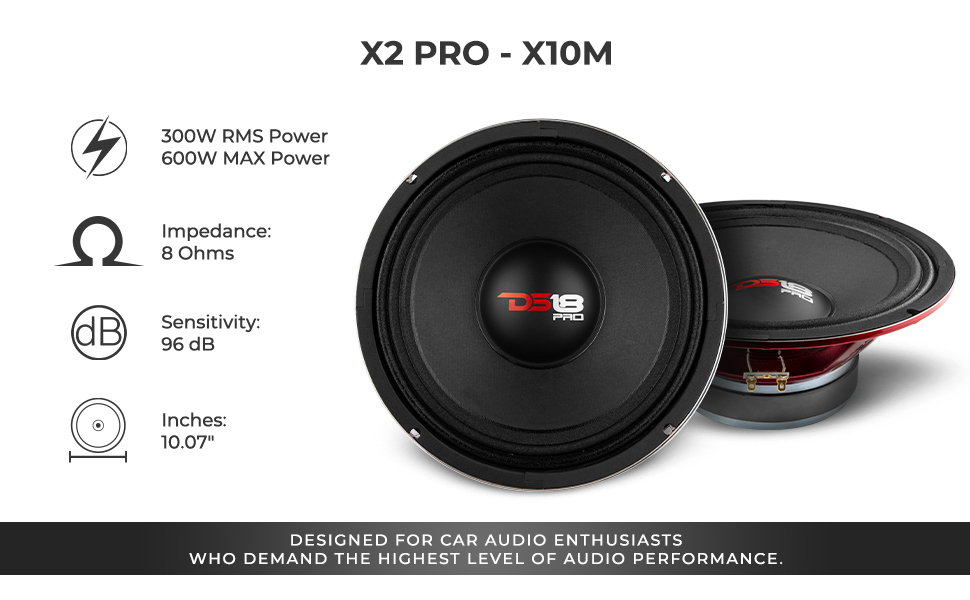 Amazon.com: DS18 ENS-PRO-CHX102A.LD Ported Chuchero Speaker Box 600W RMS 1200W Max - 2X 10 Mid ...