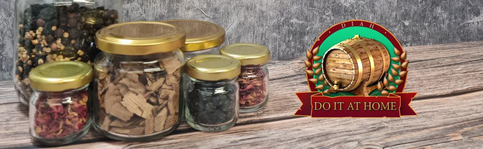 DIAH DO IT AT HOME 900 ml Jam Jars and Twist-Off Lids - Jar (900ml) Pickle Chutney Honey Storage ...