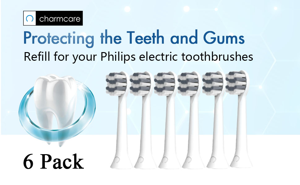 Amazon.com : Charmcare Replacement Heads Compatible with Philips ...