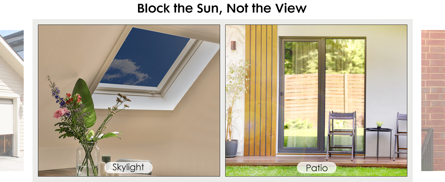 Amazon.com: rabbitgoo One Way Window Privacy Film with Kit Window Tint for Home UV Heat Blocking ...