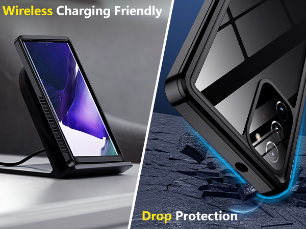 Mua for Samsung Galaxy Note 20 Ultra Case Waterproof, [12FT Military-Grade Drop Protection ...