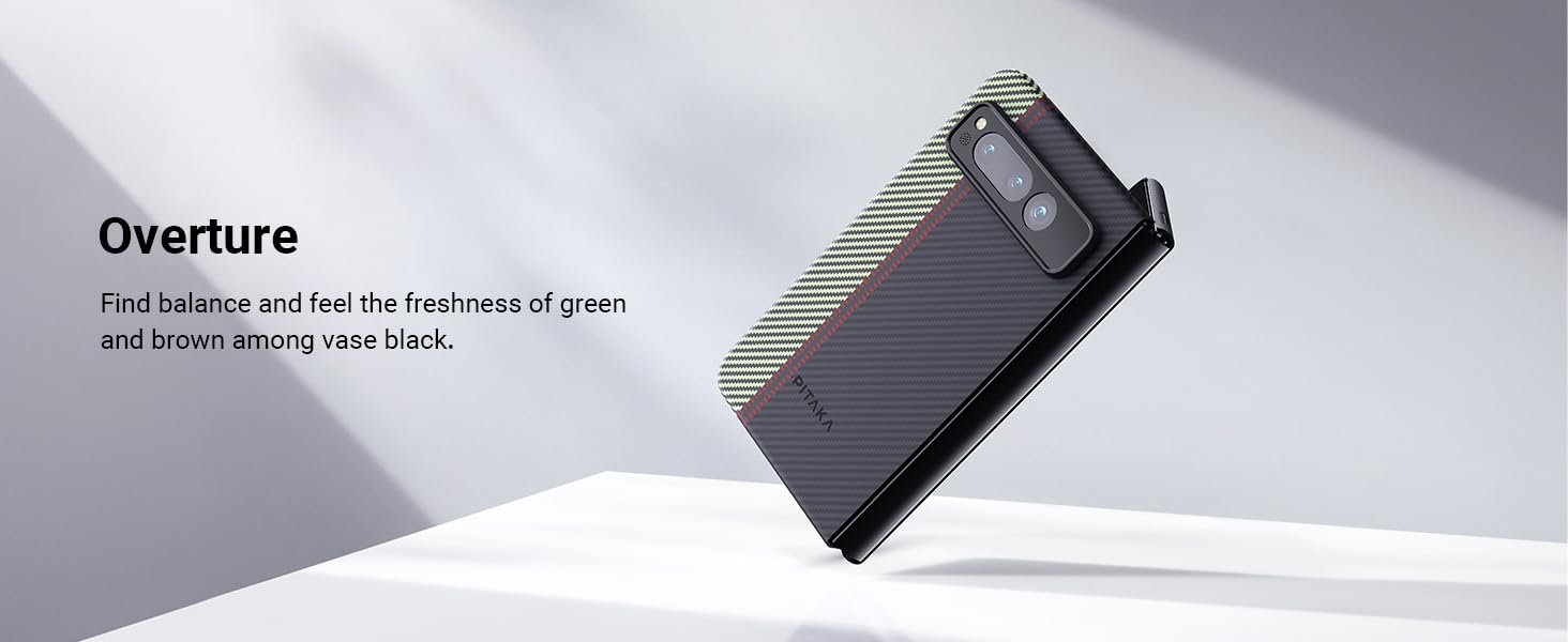 Amazon.com: pitaka Pixel Fold Case, Slim & Light Pixel Fold Case MagSafe, Aramid Fiber Made ...