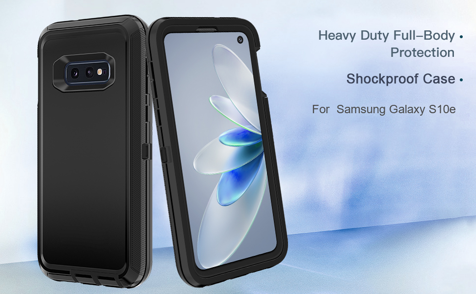 Amazon.com: Hucasok for Samsung Galaxy S10E Case Shockproof Rugged Full Body Protection Heavy ...