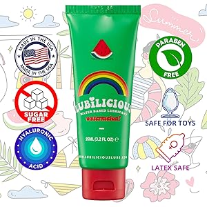Amazon.com: Lubilicious Water Based Watermelon Flavored Lube - Water Based Lube - Watermelon ...