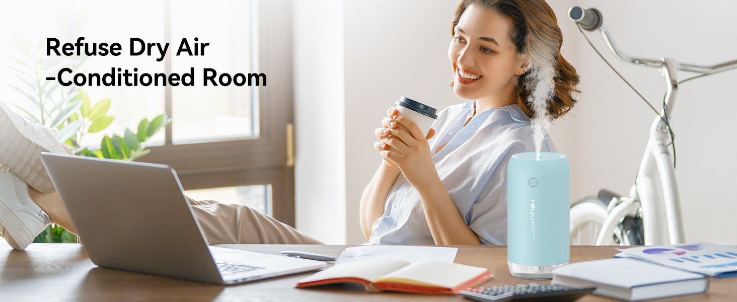Amazon.com: KQLKJ Portable Mini Humidifier, Small Cool Mist Humidifiers ...
