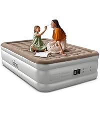 Amazon.com: iDOO Queen Air Mattress with Built in Pump, 18 Raised Comfort Inflatable Blow up ...