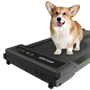 AKLUER Under Desk Mini Treadmill, Portable Walking Treadmill with IR Remote, 2.25 HP Motor, 265 ...