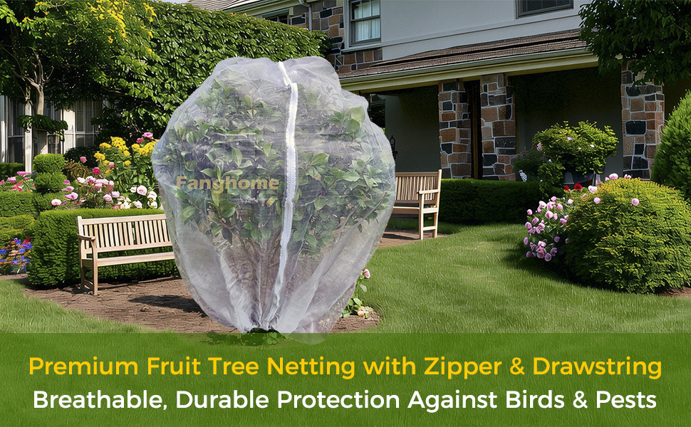 Amazon.com : Cicada Netting for Fruit Trees – 1 Pack (9.8 x 6.6 ft) Blueberry Bush Netting Cover ...