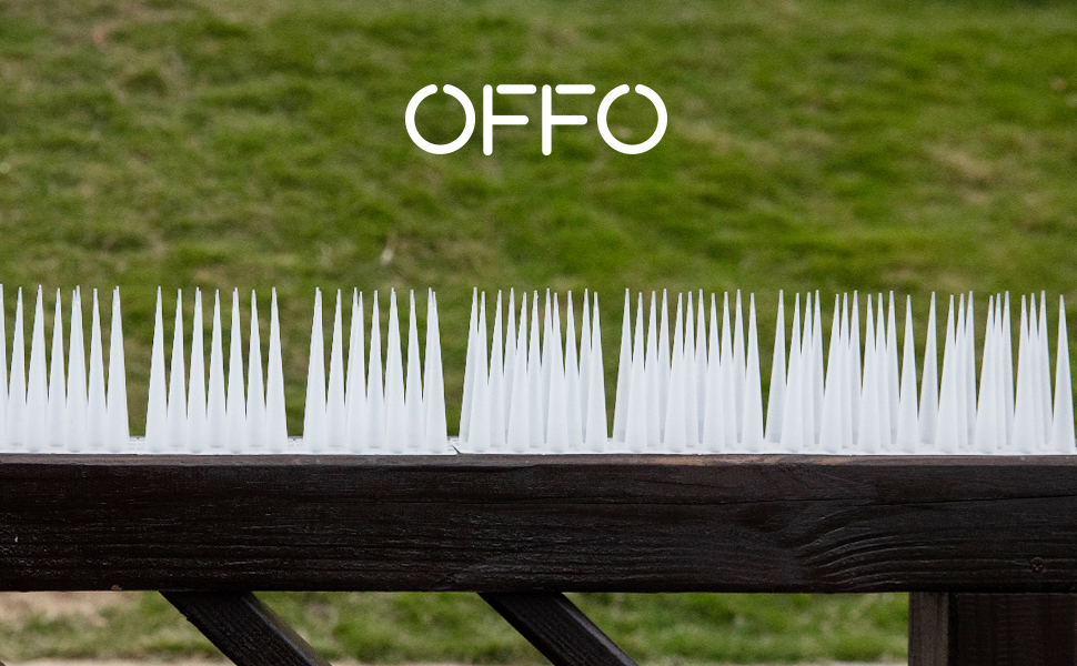 Amazon.com : OFFO Clear Bird Spikes Pigeon Outdoor Bird Scare Spikes for Cat Keep Birds Raccoon ...