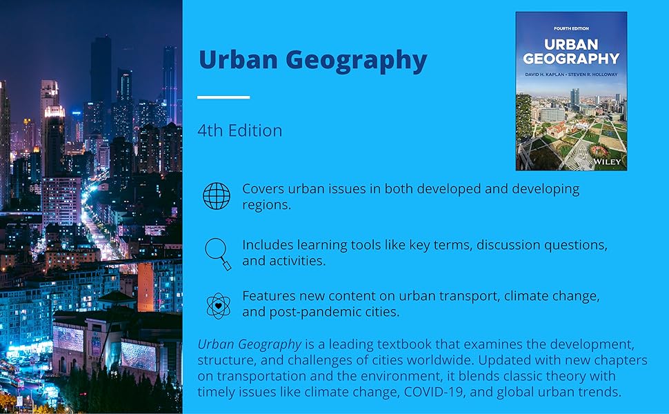 Urban Geography: Kaplan, David, Holloway, Steven: 9781119930273: Amazon.com: Books