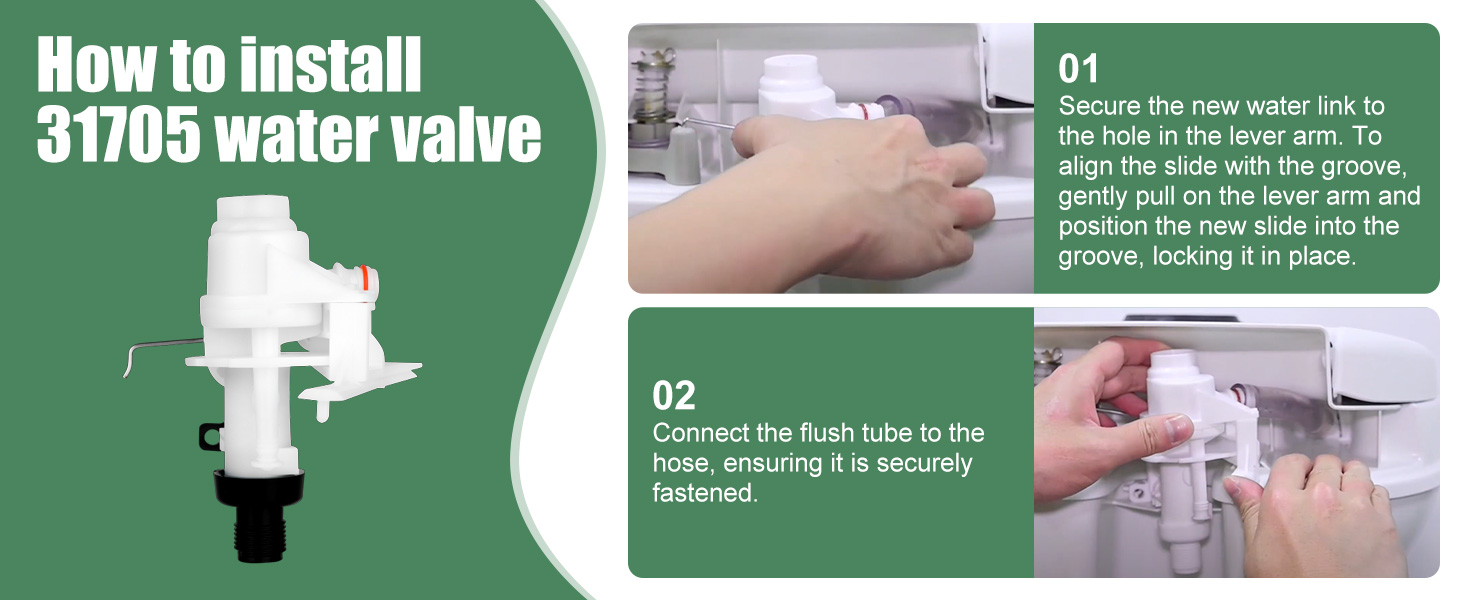 Amazon.com: Knocokie 31705 RV Toilet Water Valve Kit Compatible with Thetford Aqua-Magic V High ...