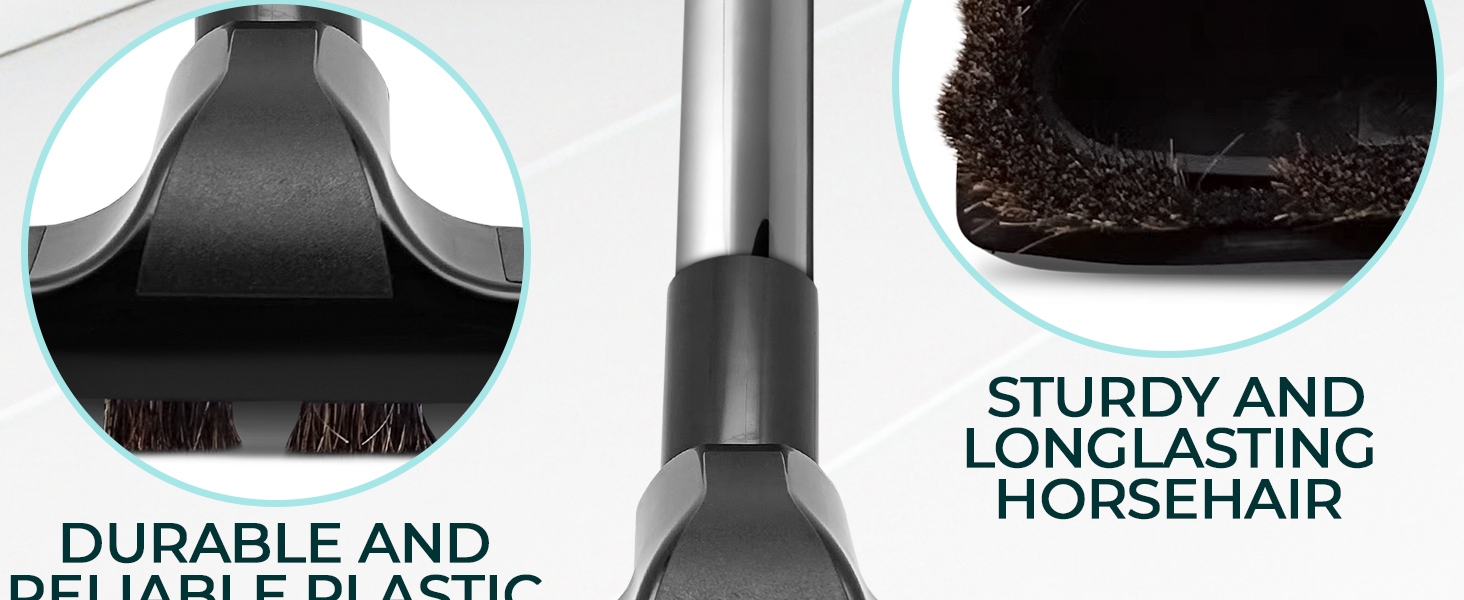 Amazon.com - Horsehair Vacuum Brush Attachment - 1 1/4 Vacuum Floor ...