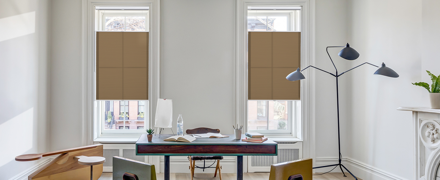 Amazon.com: MiLin Top Down Bottom Up Cordless Cellular Shades No Tools ...