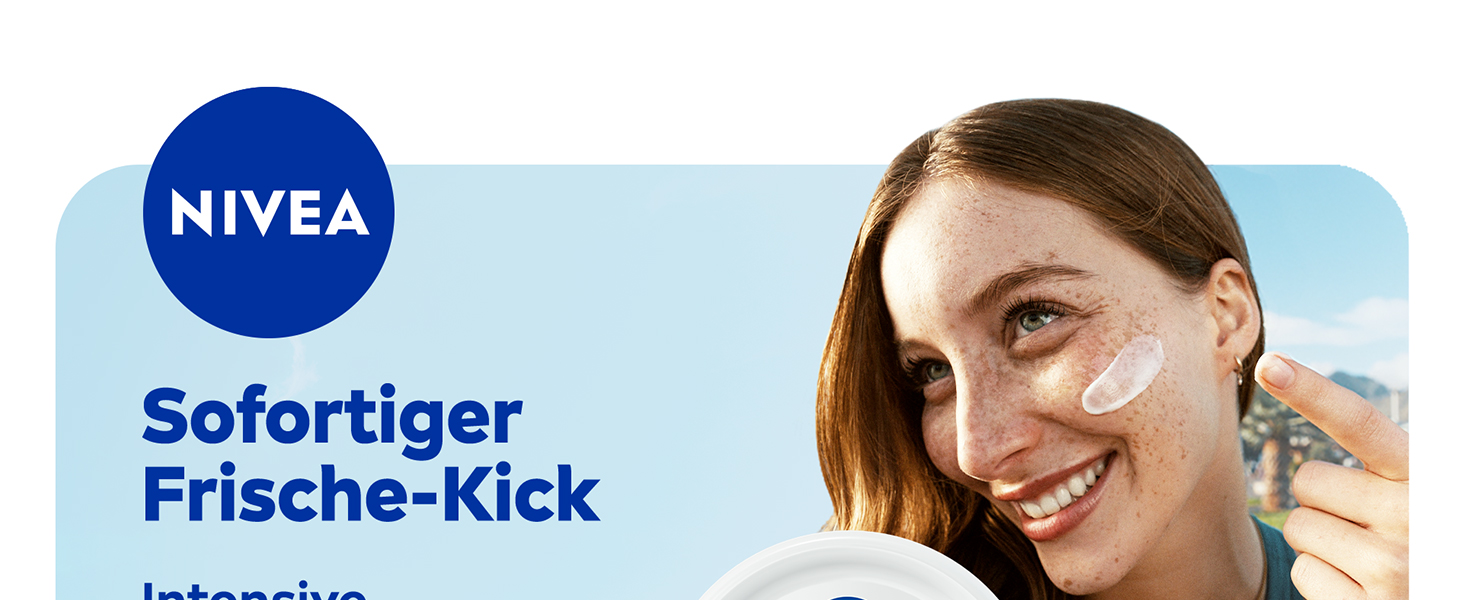 NIVEA Soft erfrischende Feuchtigkeitscreme (100 ml), leichte Creme mit Vitamin E und 100% ...