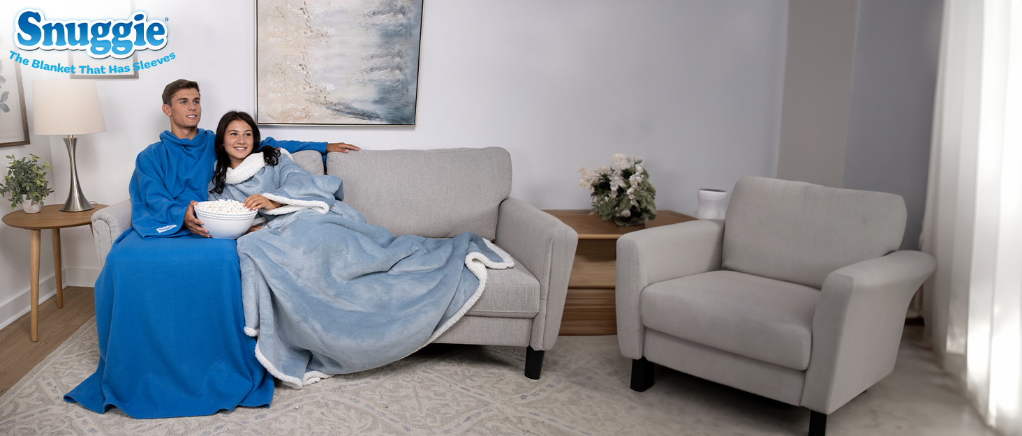 Amazon.com: Snuggie Heated Wrap - Wearable Heated Electric Blanket with 4 Heat Settings, Auto ...