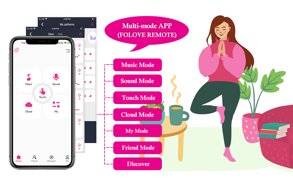 Amazon.com: FOLOVE Pelvic Floor Trainer with App, Upgrade with Music ...
