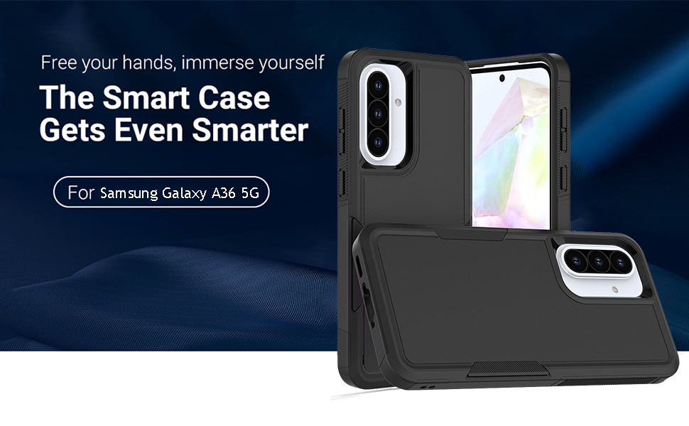 Amazon.com: MDCN Compatible with Samsung Galaxy A36 5G Case: Dual Layer Protective Heavy Duty ...