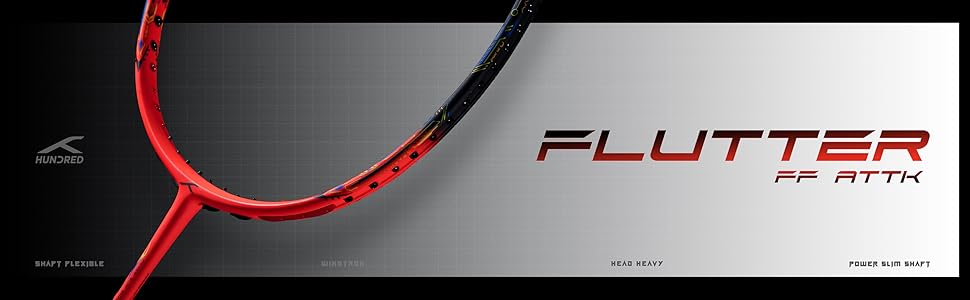 Buy HUNDRED Carbon Fiber Flutter Ff Attk Ultra-Thin 6.5Mm Shaft Strung ...