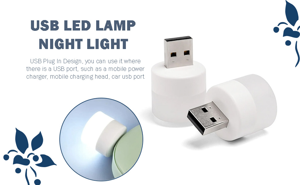 Buy Oblivion Mini USB LED Light | Plug in Night Light Bulb | USB Light for Laptop | Portable USB ...