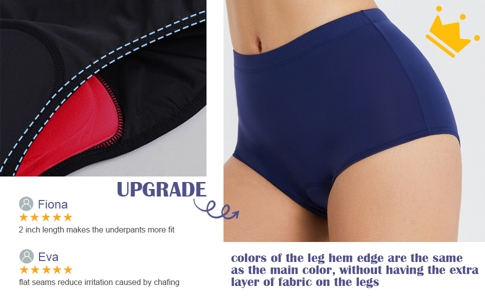 Amazon.com: BALEAF Women's Cycling Underwear Padded Bike Shorts High Waist Biking Bicycle Briefs ...