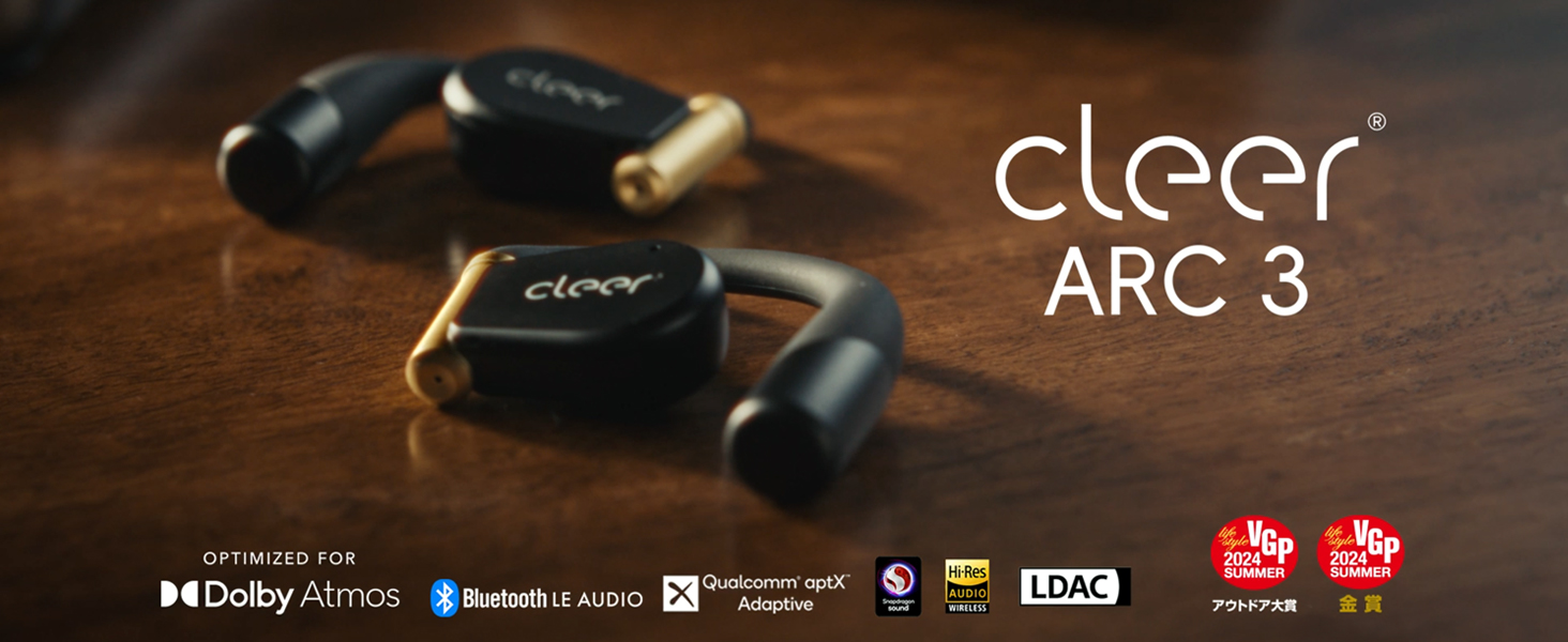 Amazon.co.jp: Cleer ARC 3（MAX Edition）オープン型イヤホン 完全ワイヤレスイヤホン AI機能搭載【 LDAC・Dolbyにも対応・SoC「QCC5181 ...