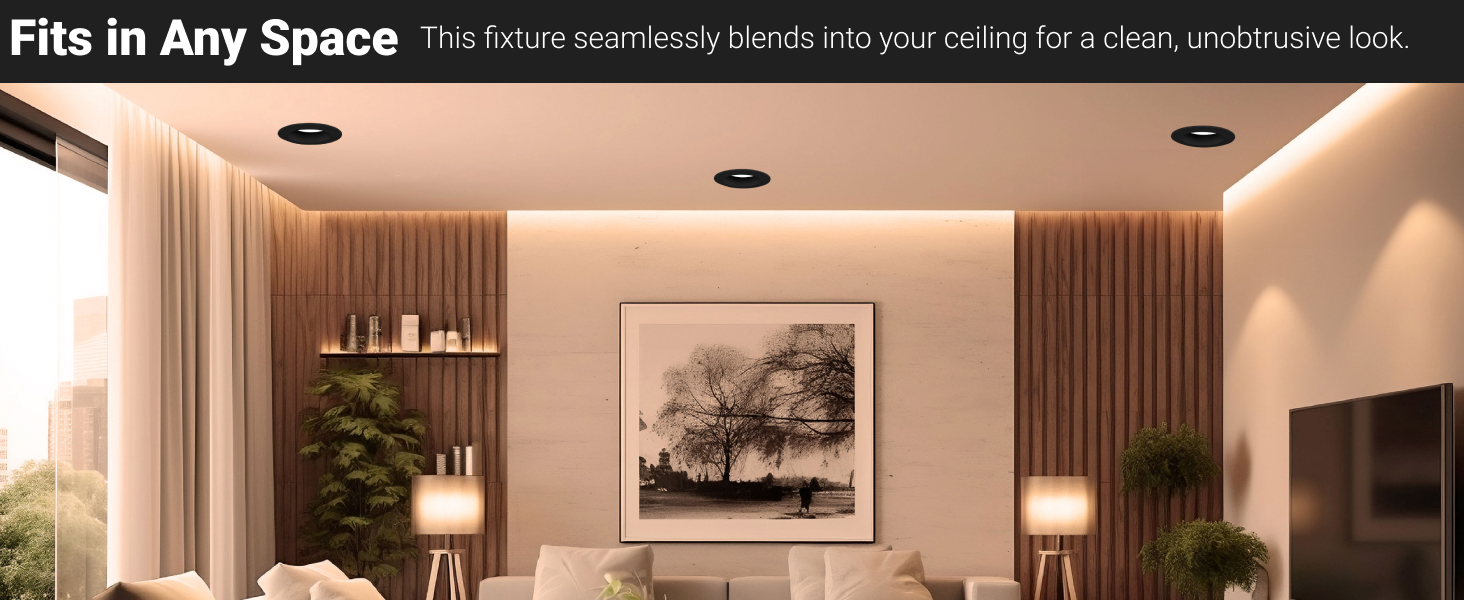 NUWATT 12 Pack Black MR16 12V LED Recessed Lighting 4 Inch Retrofit, 5CCT Selectable 2700K/3000K ...