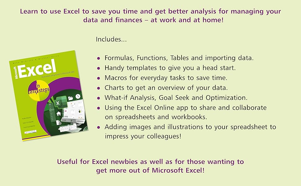 Microsoft Excel in easy steps: Illustrated using Excel in Microsoft 365 ...
