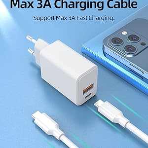 30W Cargador Compatible con Google Pixel 9, 9a, 9 Pro, 9Pro XL, 9Pro Fold, 8 8Pro, 7 7a 7Pro ...