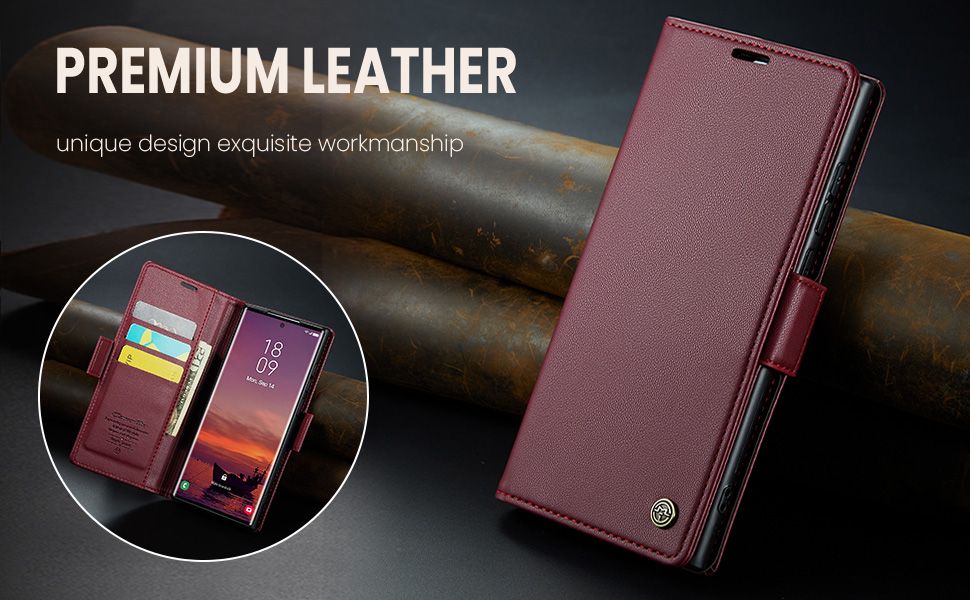 Amazon.com: SINIANL for Samsung Galaxy S25 Ultra Wallet Case with RFID Blocking, S25 Ultra Case ...