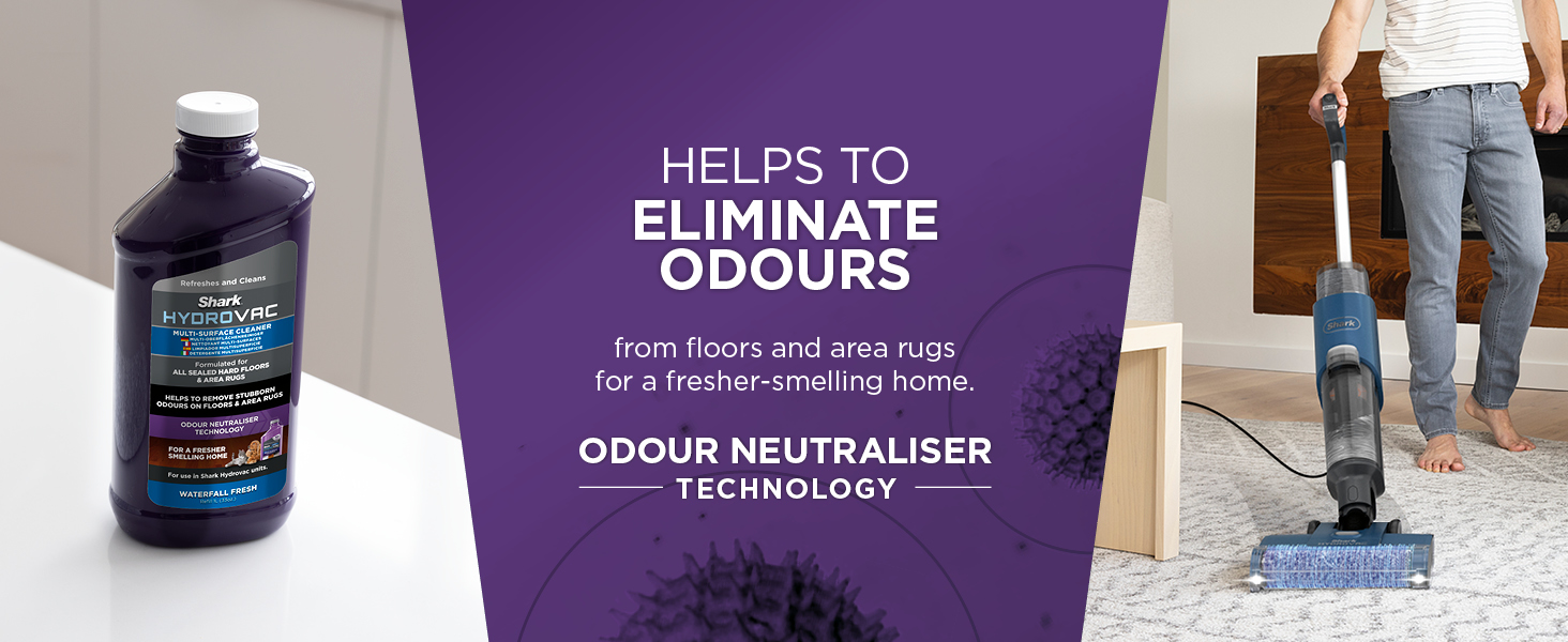 Shark HydroVac Corded Hard Floor Cleaner with Antimicrobial Brush-Roll ...