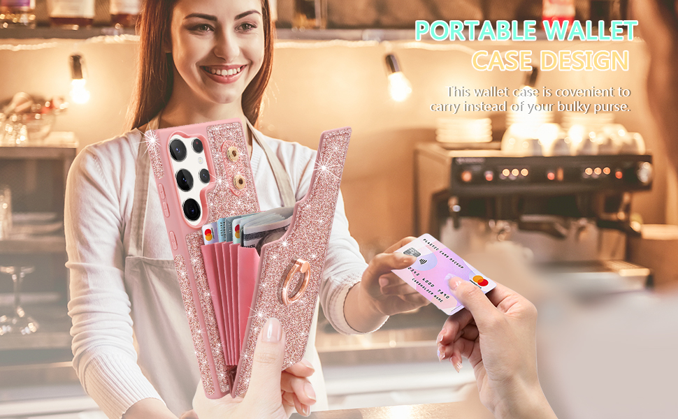 Amazon.com: Casewind for Samsung Galaxy S24 Ultra Case Wallet,with [Screen Protector + Camera ...