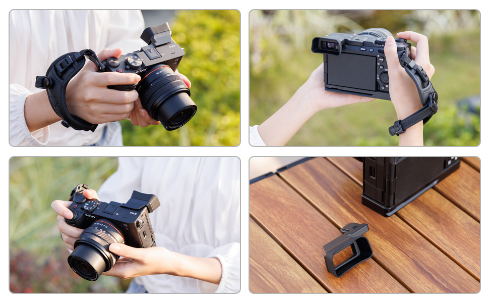 Amazon.com : A7CII A7CR Eyecup Eyepiece, Soft Silicon Extended Camera Eye Cup Viewfinder Special ...