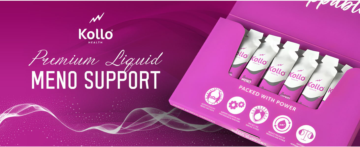 Kollo Menopause Supplements Liquid, Essential Vitamins and Minerals Vitamin D3 B9 B6 Menopause ...