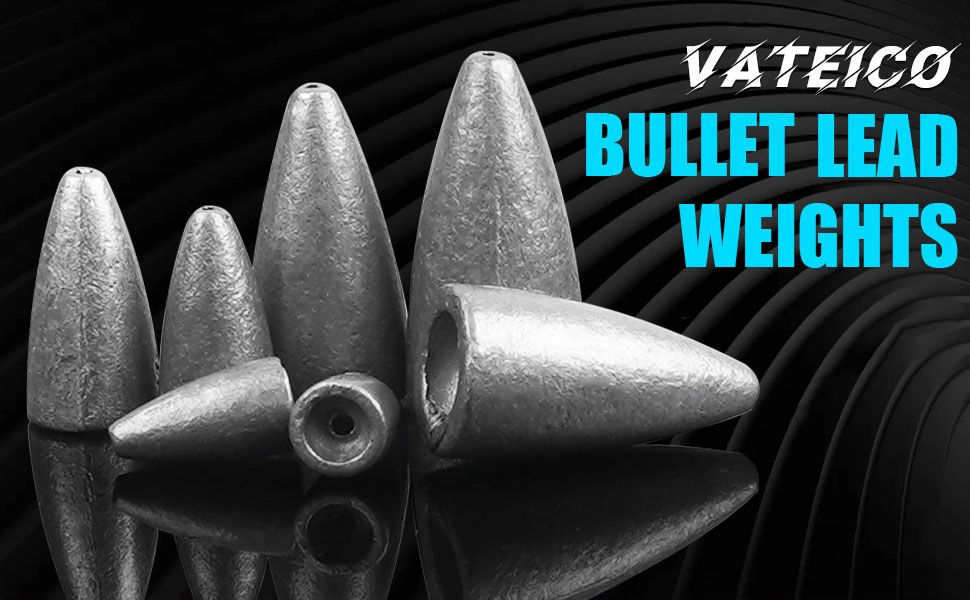 Amazon.com : 35/50 Packs Bullet Fishing Sinkers Weight Sinker Fishing Worm Sinkers Slip Sinker ...