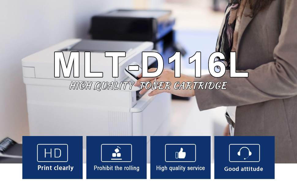Amazon.com: MLT-D116L Black Toner Cartridge Replacement for Samsung MLT-D116L D116L Toner for ...