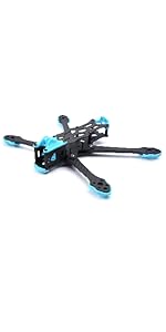 Amazon.com: YoungRC 250mm HD DC5 FPV Racing Drone Frame 5 inch Carbon Fiber Quadcopter Frame Kit ...