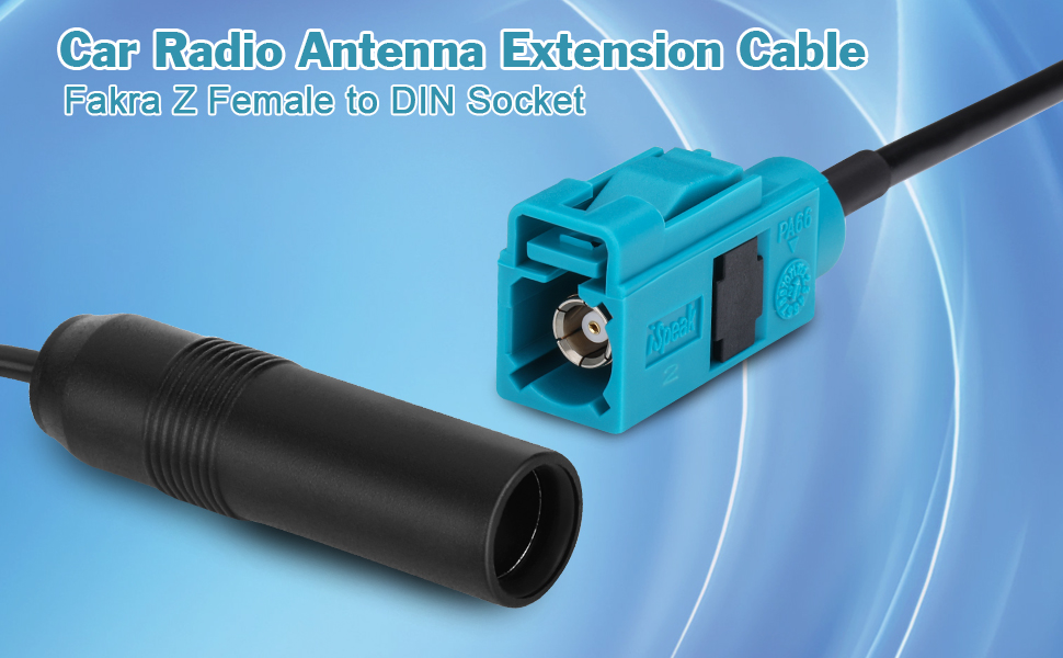 Amazon.com: BLTIATLE Car Antenna Extension Cable 6 Inch Universal Vehicle Car Stereo FM AM Radio ...