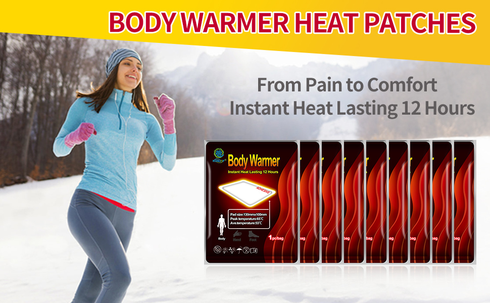 Amazon.com: KONGDY 20 Count Heat Therapy Patch, Pain Heating Patches, Menstrual Relief Heat ...