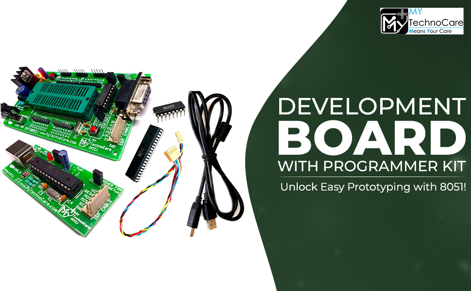 MY TechnoCare - Means Your Care 8051 Development Board Zif Socket USB ...