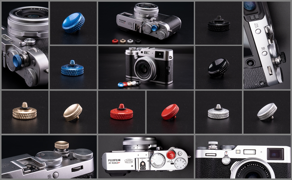 Amazon.com : VKO Camera Shutter Button,Soft Shutter Release Button Gold(3 Pack) : Electronics