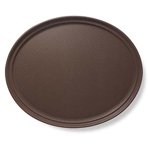 Amazon.com | Jubilee 29" Oval Restaurant Serving Tray, Brown - NSF ...