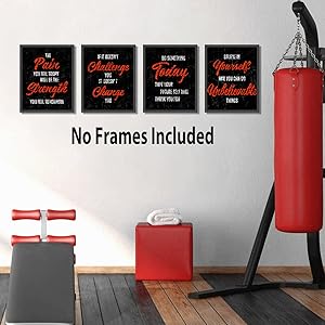Amazon.com: HLNIUC Motivational Sayings Art Prints, Inspirational ...