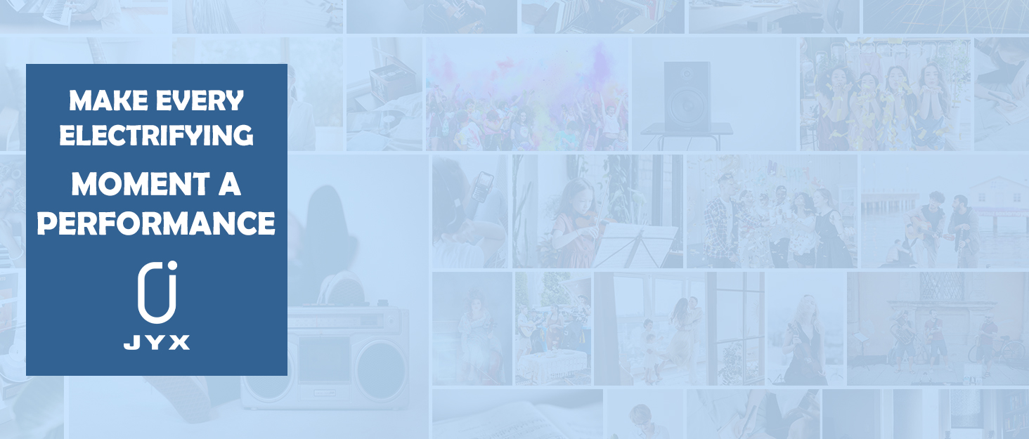 JYX Wireless Microphones, Professional UHF Dual Microphones for Karaoke, Wireless Dynamic ...