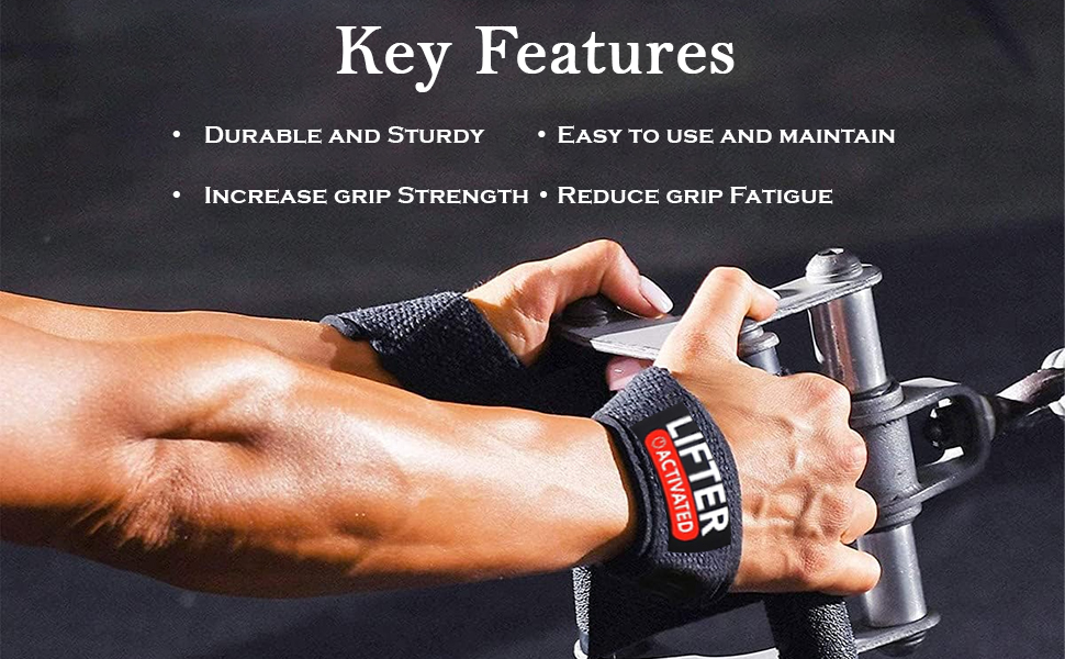 Buy EasyHealth Weight lifting Straps Deadlift Straps Gym Straps Wrist Supporter For Gym ...