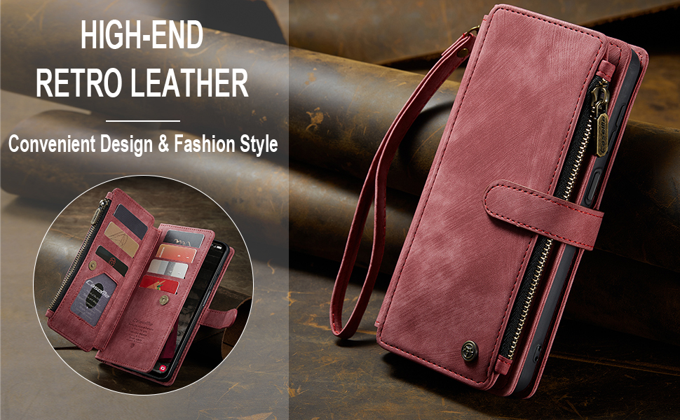 Amazon.com: Lxisxcna Samsung Galaxy S24 5G Wallet Case with Card Holder Kickstand Magnetic ...