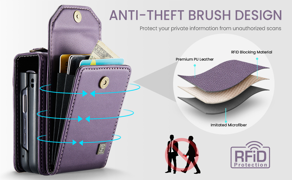 Amazon.com: ASAPDOS Crossbody Case Compatible with Motorola Razr Plus 2023,Retro PU Leather ...