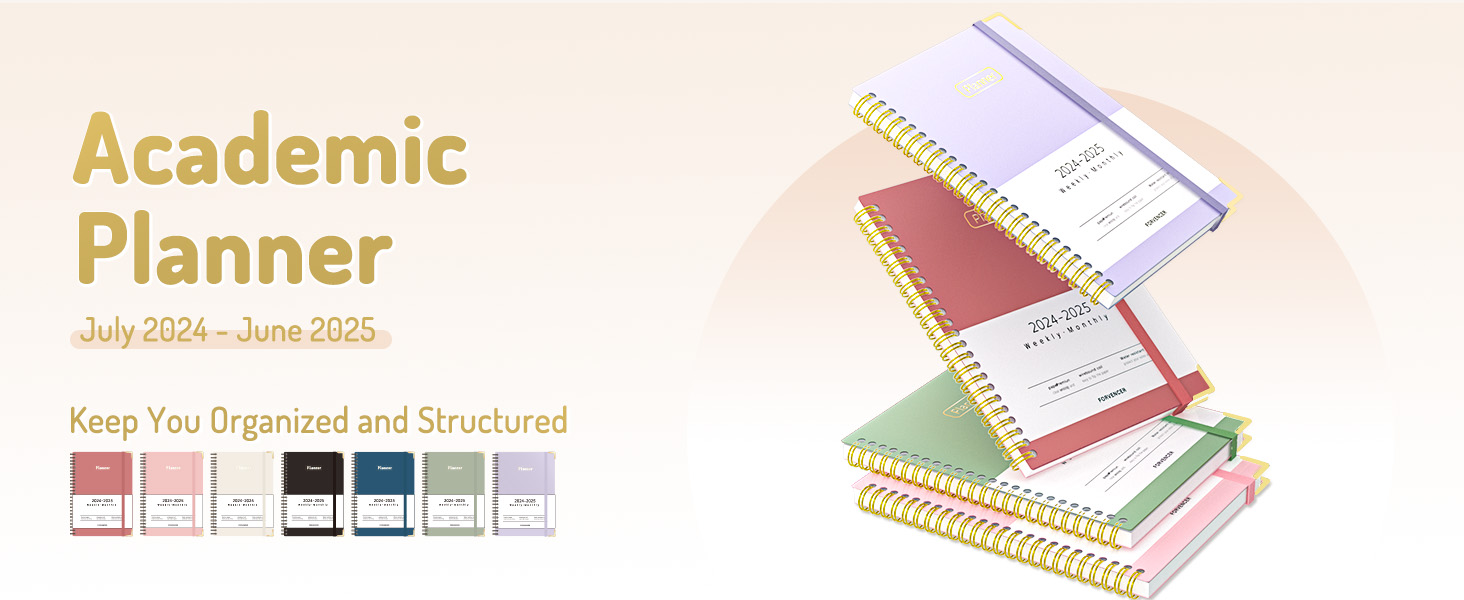 Amazon.com : Forvencer Academic Planner 2024-2025, Weekly & Monthly ...