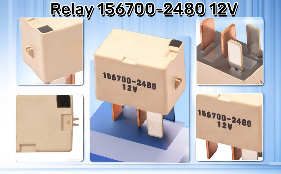156700-2480 12V 4 Pins Multi Purpose Relay-1pieces : Amazon.ca: Automotive