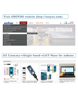 Amazon.com: OSOYOO 1x LGT-Nano for Arduino Nano USB-C Interface Pins ...