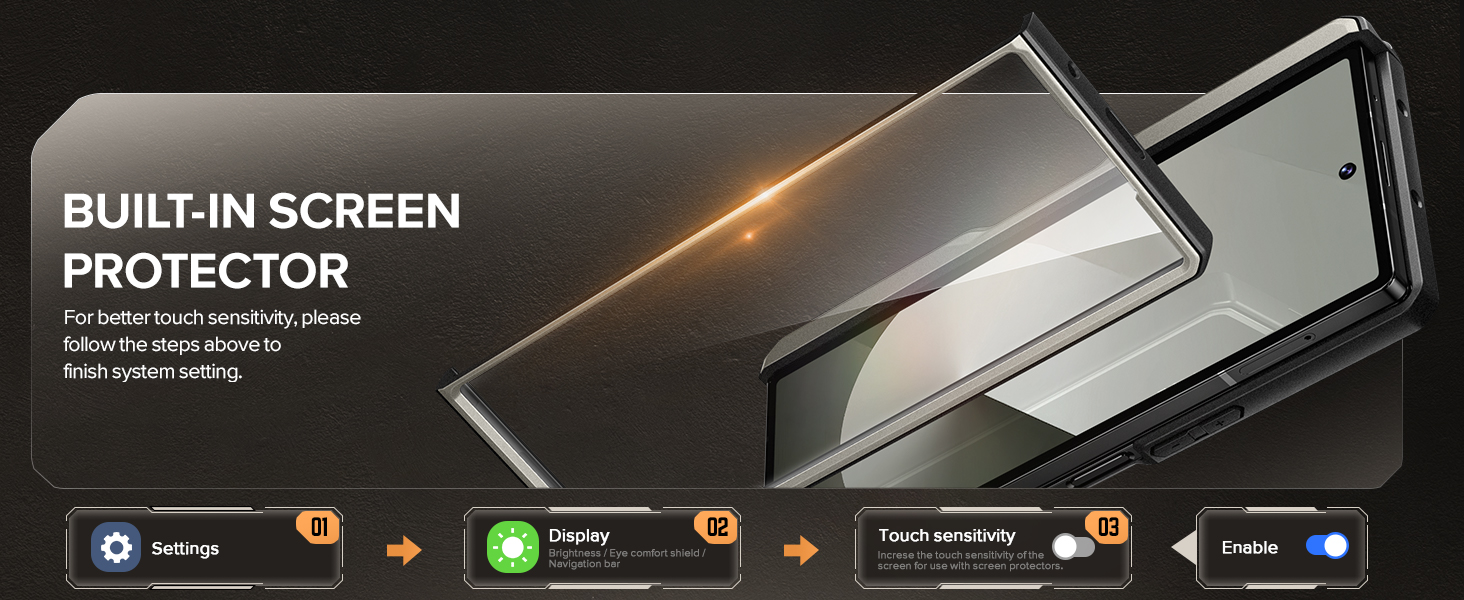 Amazon.com: TONGATE Magnetic for Z Fold 6 Case with S Pen Holder & Stand, [Compatible with ...